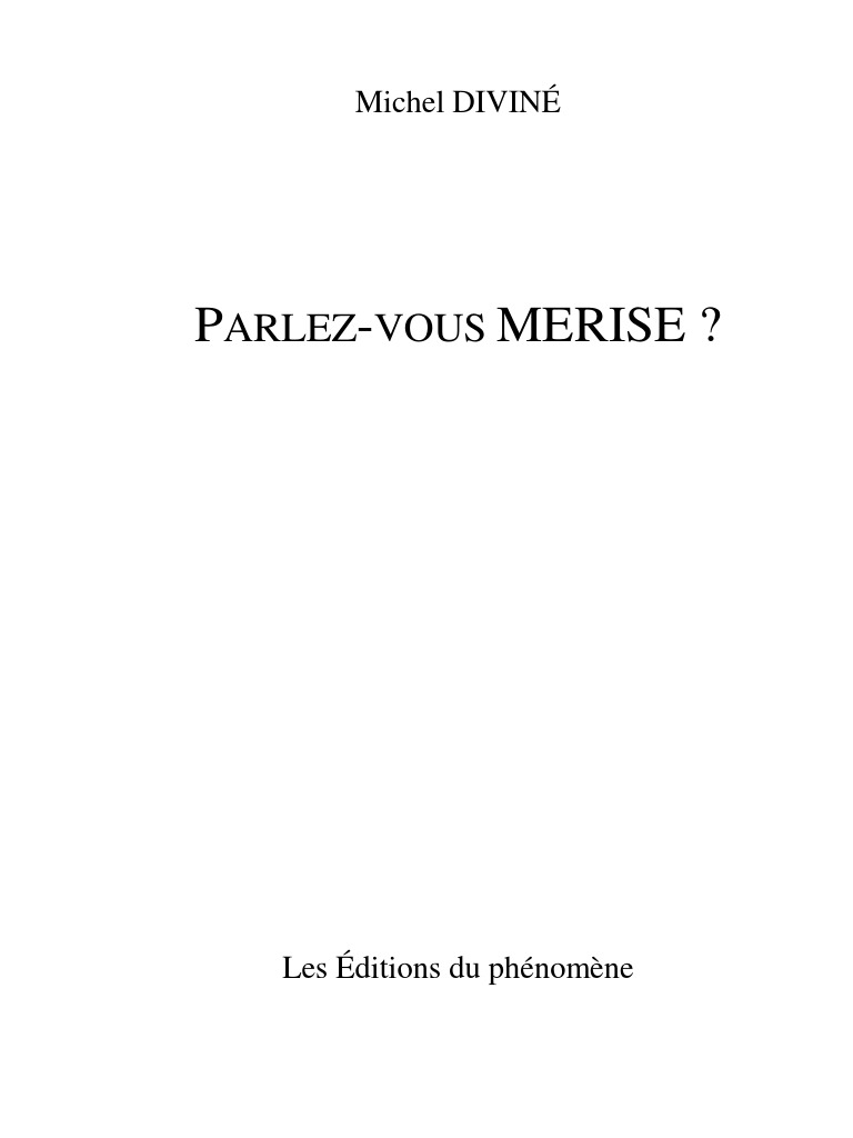 Cours Complet 258 Pages MCD MLD MPD Etc Parlezvousmerise | PDF | Informatique | Application