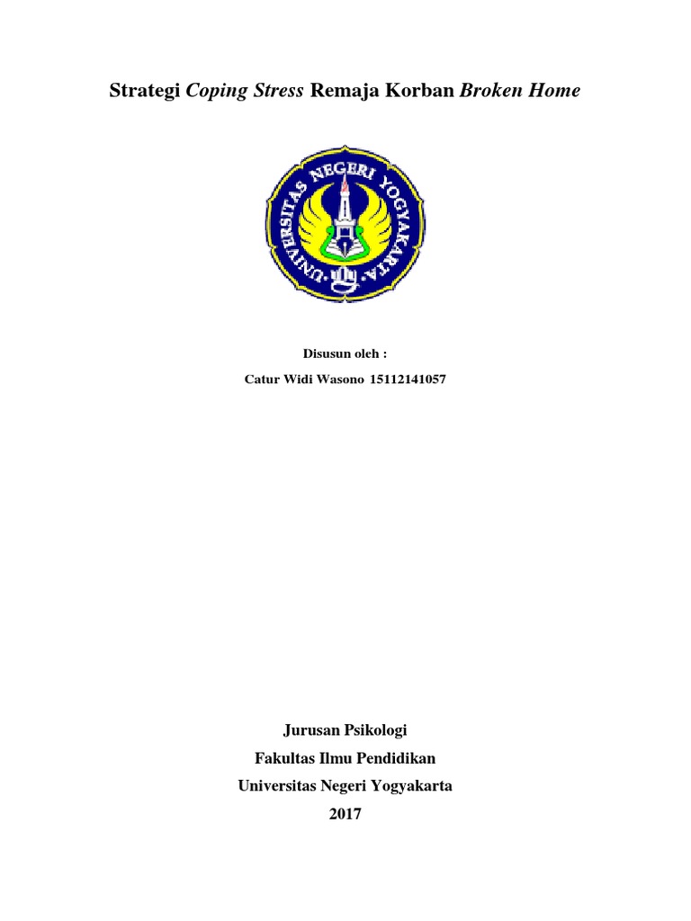 Stategi Coping Remaja Korban Broken Home | PDF | Pengembangan Diri