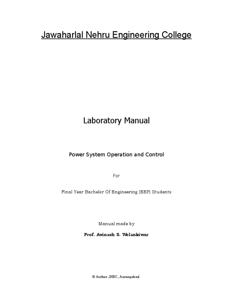 Power System Operation and Control | PDF | Matlab | Physical Quantities