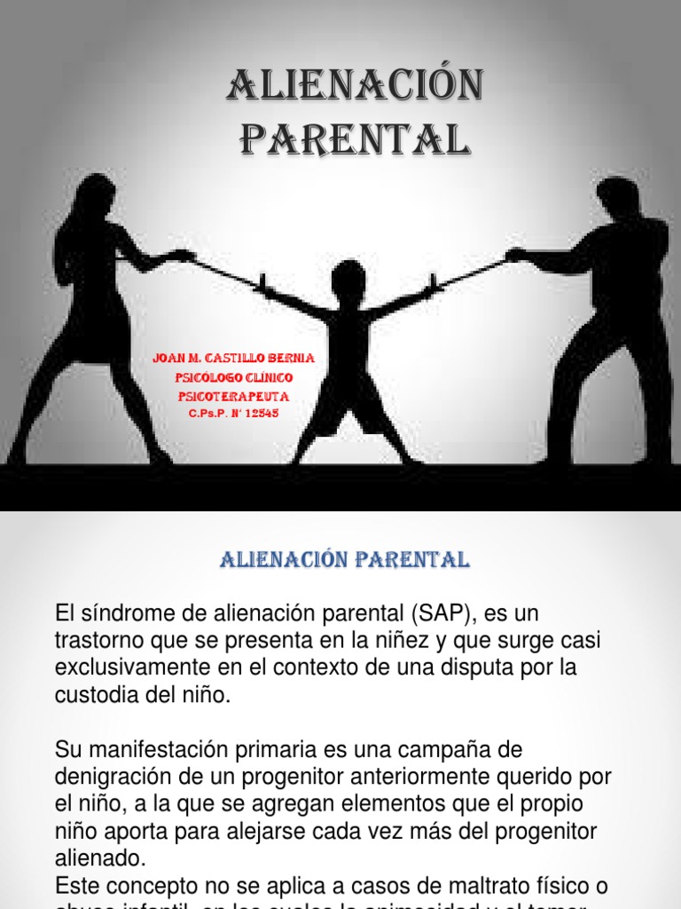 Alienacion Parental | PDF | Psicología clínica | Ciencias del ...