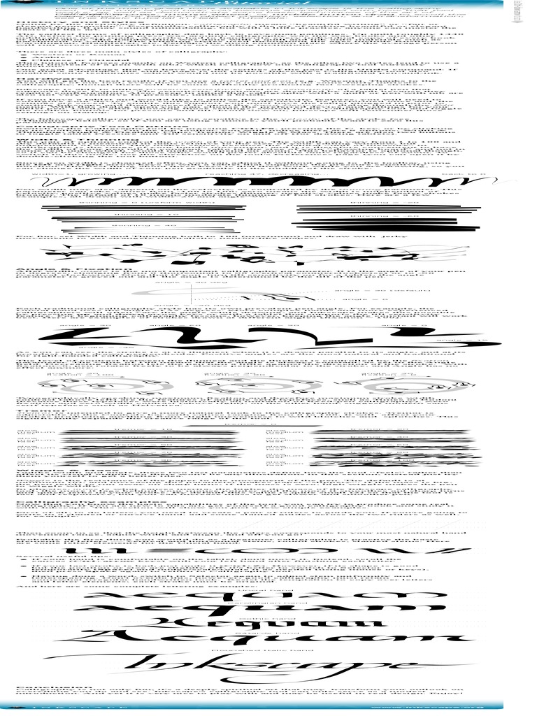 Tutorial Calligraphy | PDF | Calligraphy | Typefaces