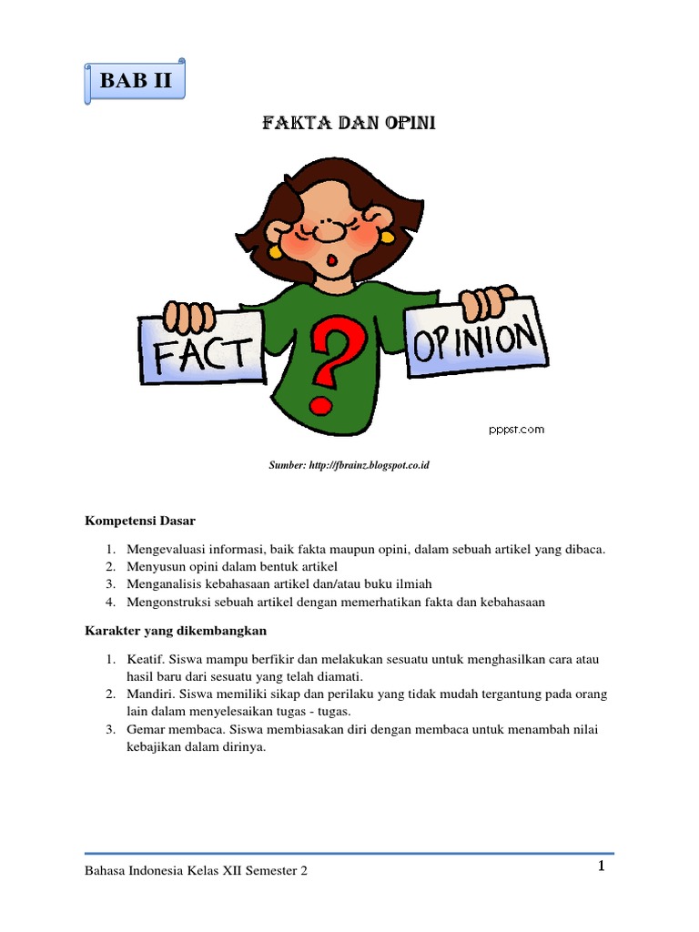Fakta Dan Opini 2 | PDF | Komputer