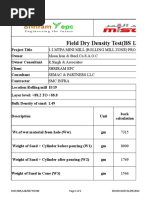 FDT Soil Density Test Procedure | PDF | Sand | Density