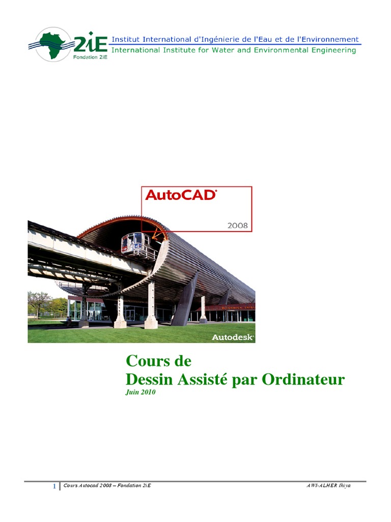 Support Cours DAO-Autocad 2008 | PDF | AutoCAD | Conception assistée par ordinateur