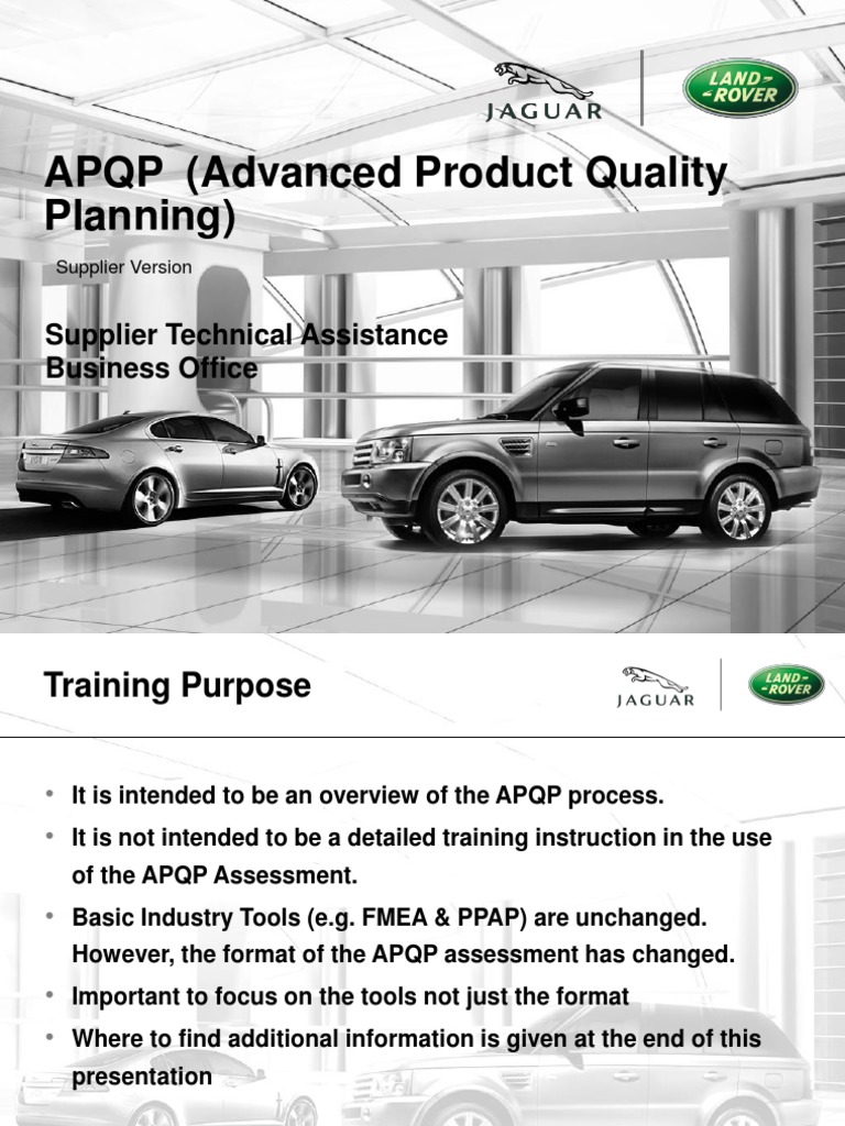 APQP Process Overview for Suppliers | PDF | Reliability Engineering | Specification (Technical ...