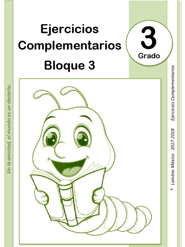 3er Grado - Bloque 3 - Ejercicios Complementarios | PDF | Sistema solar | Mezcla