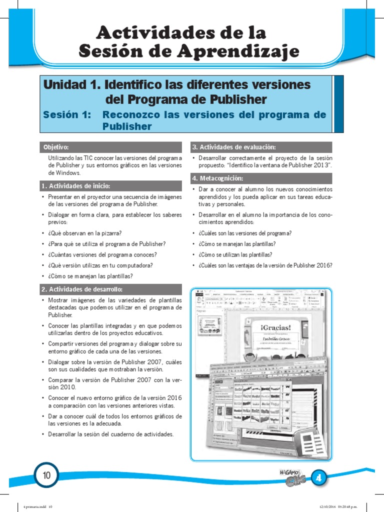 Actividades de Computación 4to Grado | PDF | Educación primaria | Internet