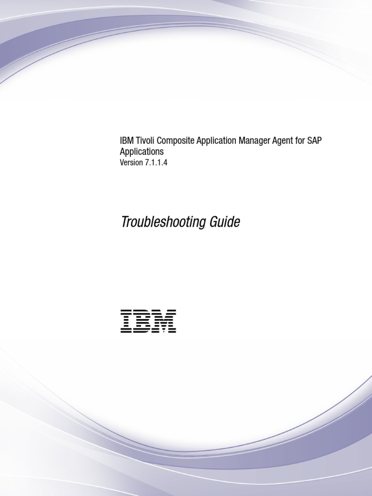 ITCAM Agent For SAP Applications Troubleshooting Guide | PDF | Operating System | Troubleshooting