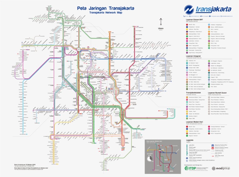 Transjakarta Network Map | PDF