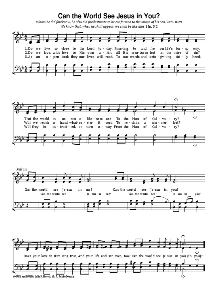 Can the World See Jesus in You | Christian Belief And Doctrine ...