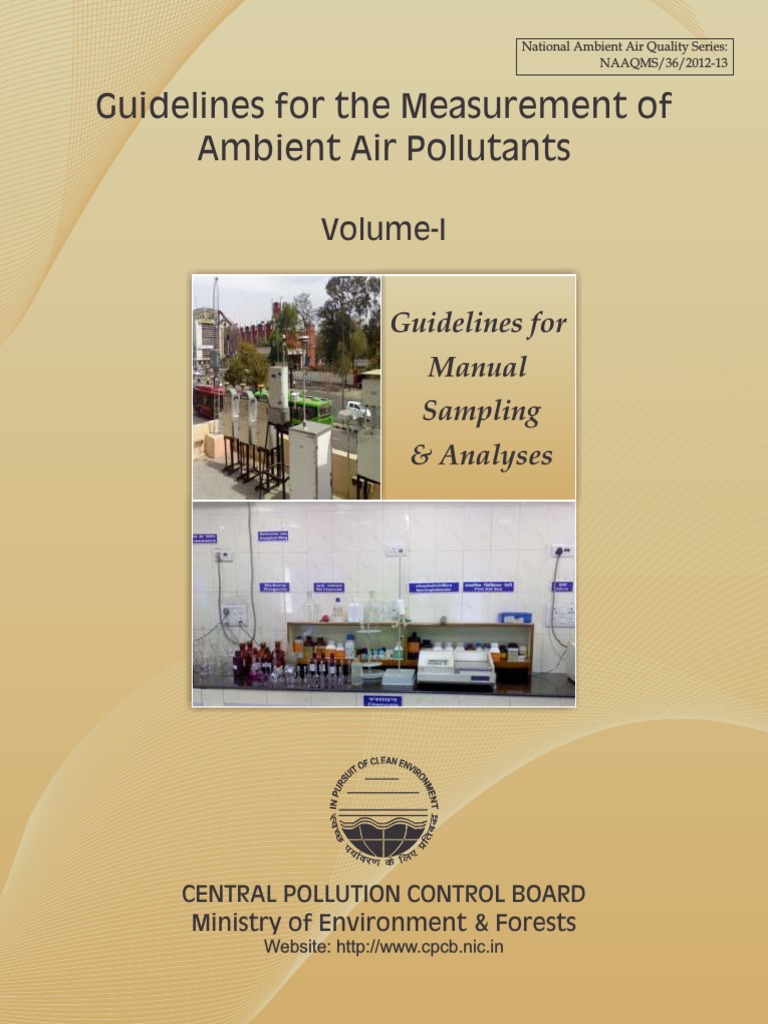 Guideline For Ambient Air Pollution PDF | PDF | Particulates | Flow ...