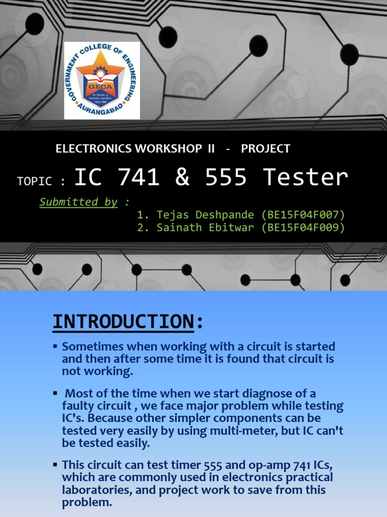 Ews Project | PDF | Operational Amplifier | Integrated Circuit