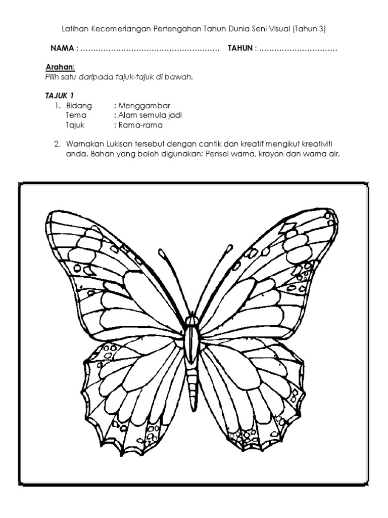 Soalan Dunia Seni Visual Tahun 3 KSSR | PDF