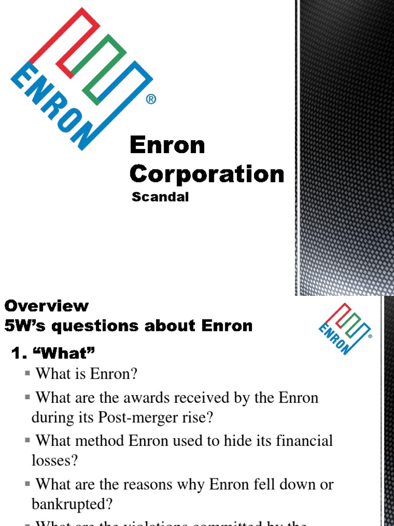 Enron-Corporation-FINAL.pdf | Enron | Sarbanes–Oxley Act