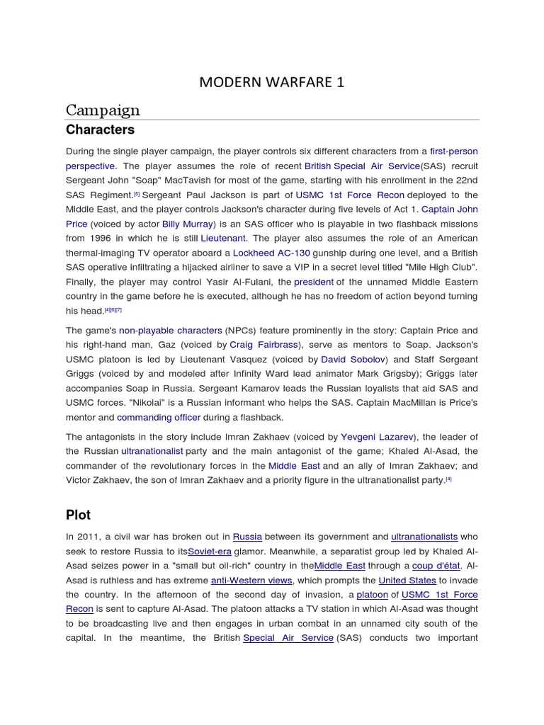 Game Call of Duty | PDF | Military | Military Science