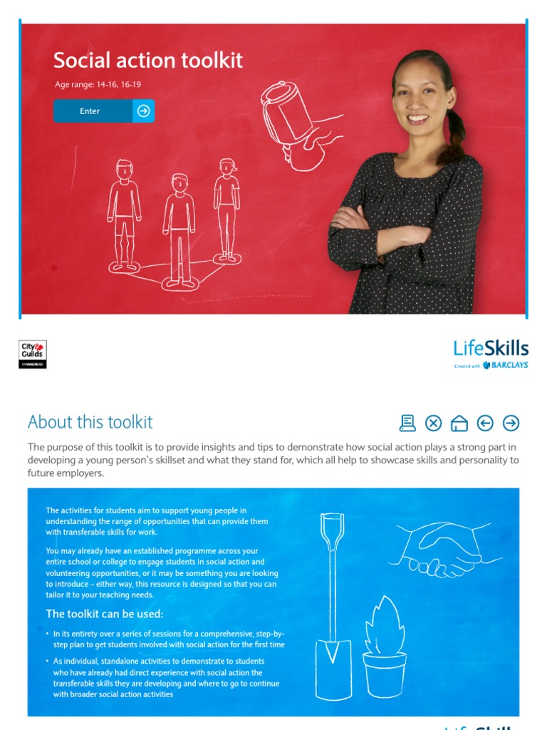 Social Action Toolkit | PDF | Reading Comprehension | Volunteering