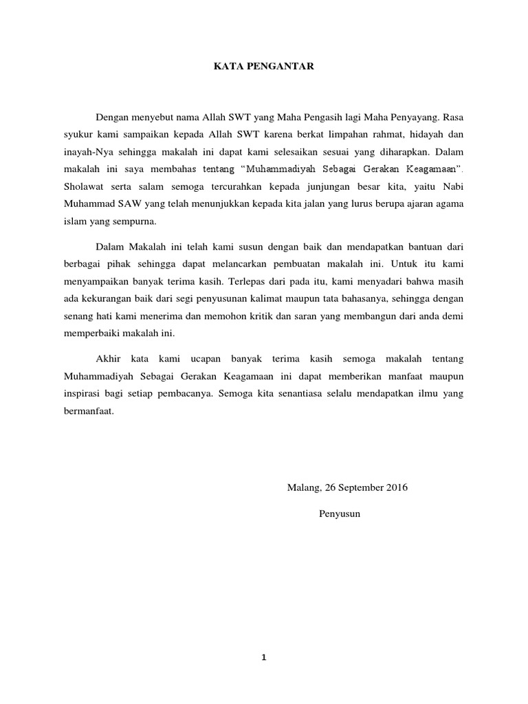 Muhammadiyah Sebagai Gerakan Keagamaan (AIK) | PDF | Karier & Perkembangan | Pengembangan Diri