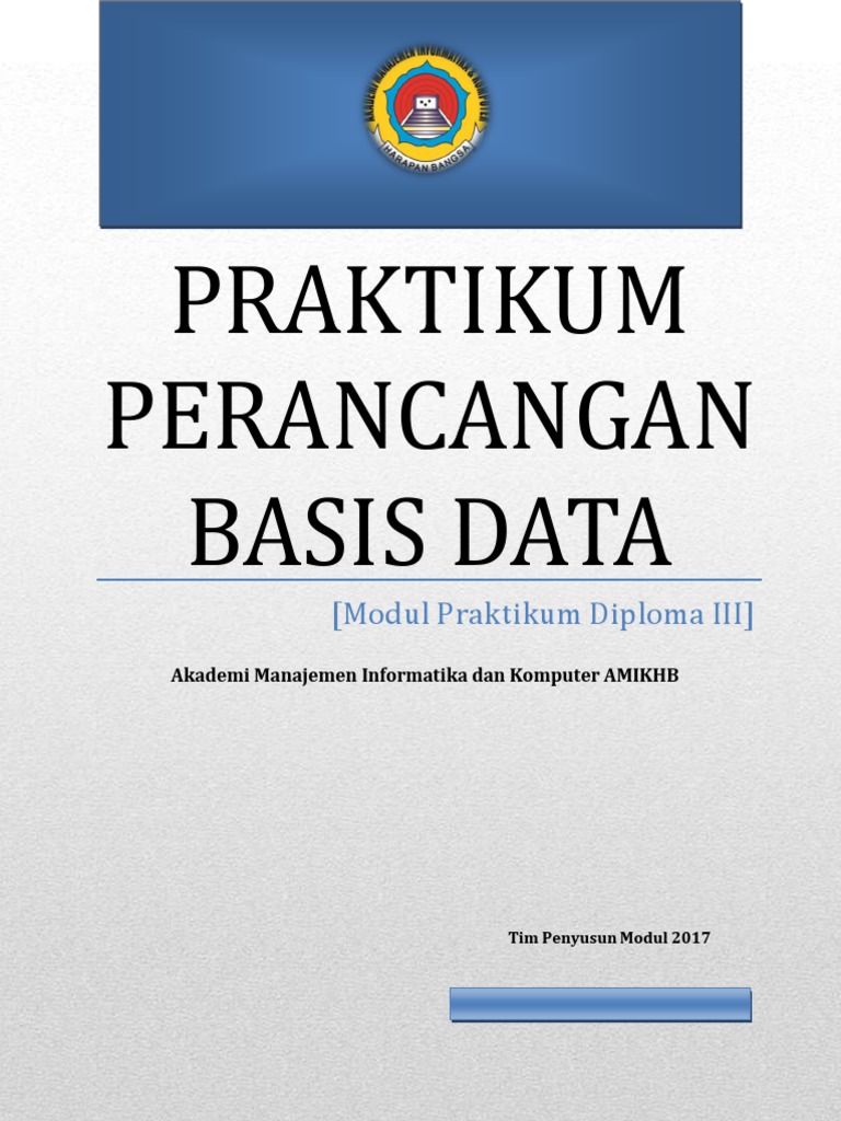 Modul Praktikum Perancangan Basis Data | PDF