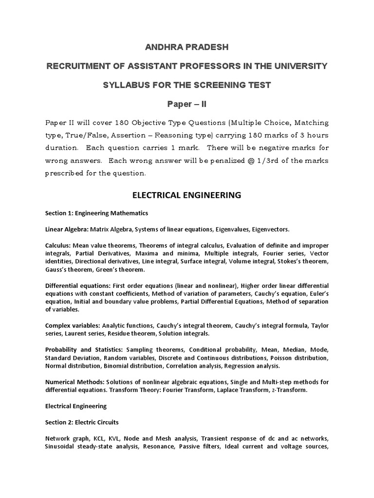 Electrical Engineering | PDF | Integral | Differential Calculus