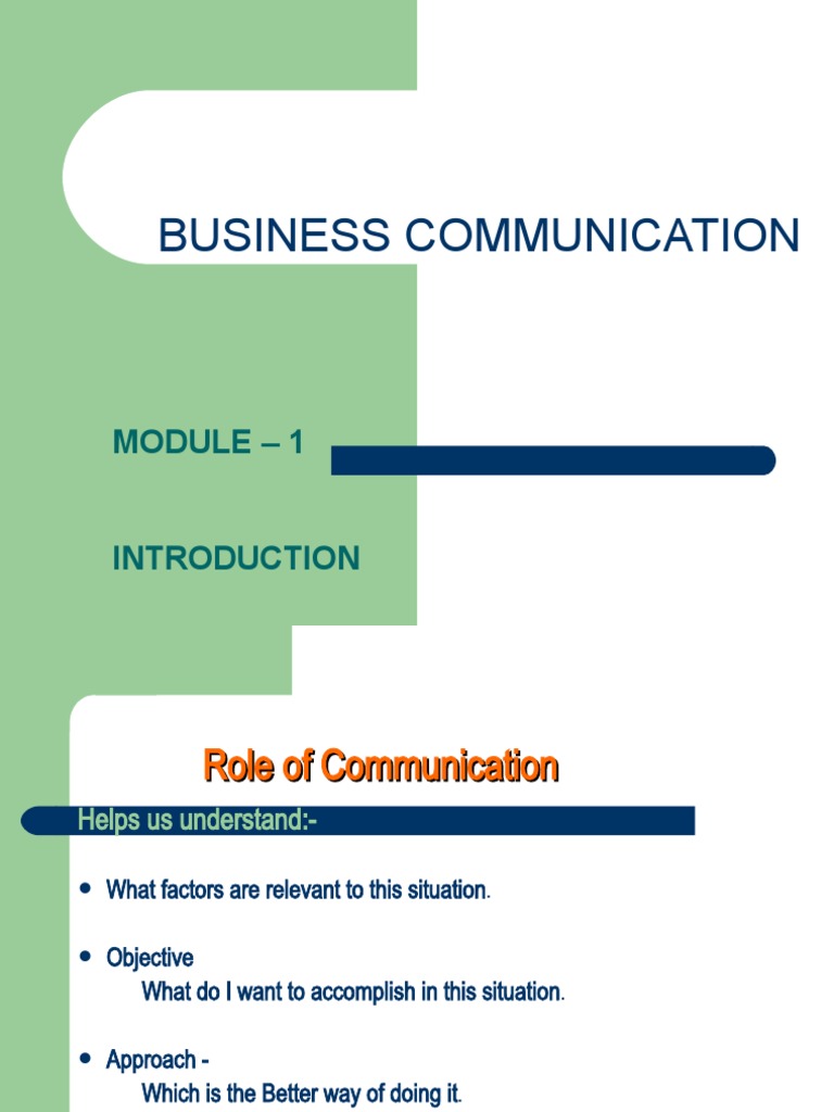 Business Communication | PDF | Communication | Cognition