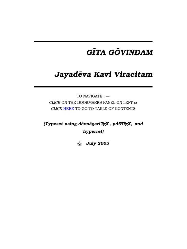 Geet Govind | PDF