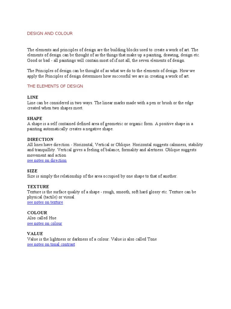 Design and Colour | PDF | Color | Perspective (Graphical)