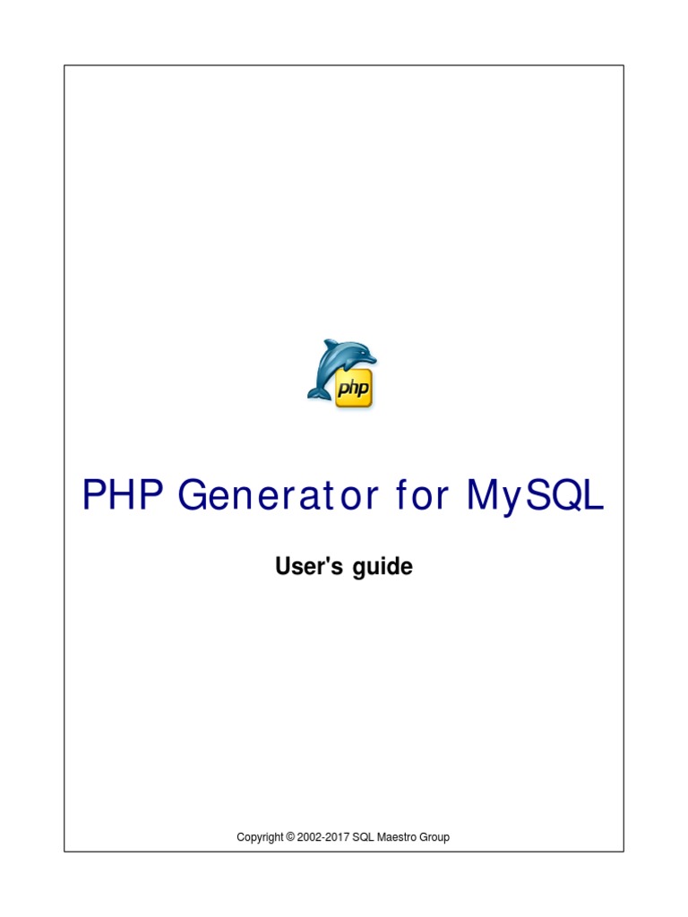 My PHP Generator | PDF | Php | My Sql