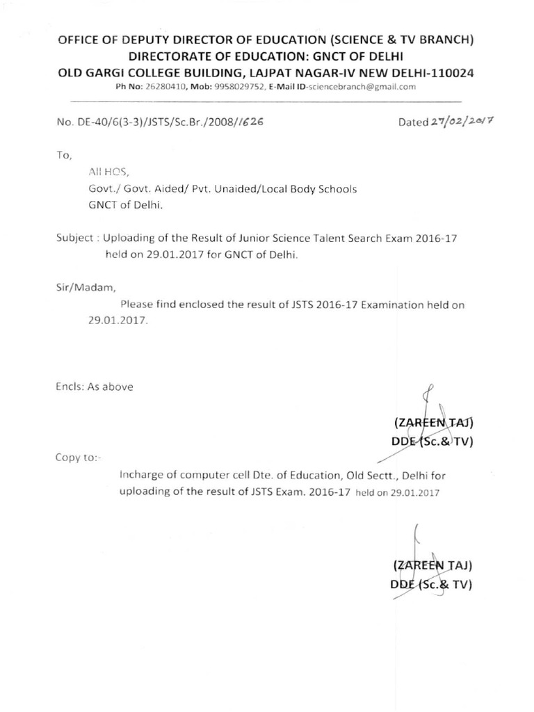Jstse Result | PDF | Educational Stages | Educational Organizations