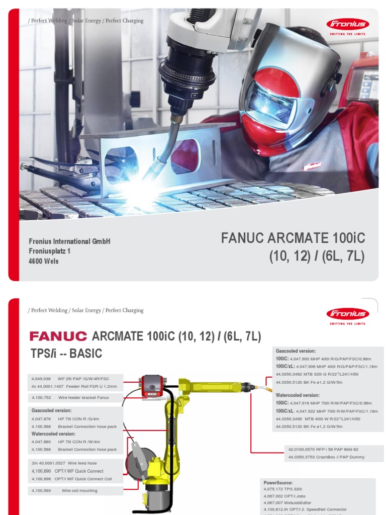 Configurations Fanuc ArcMate 100ic | Download Free PDF | Machines ...