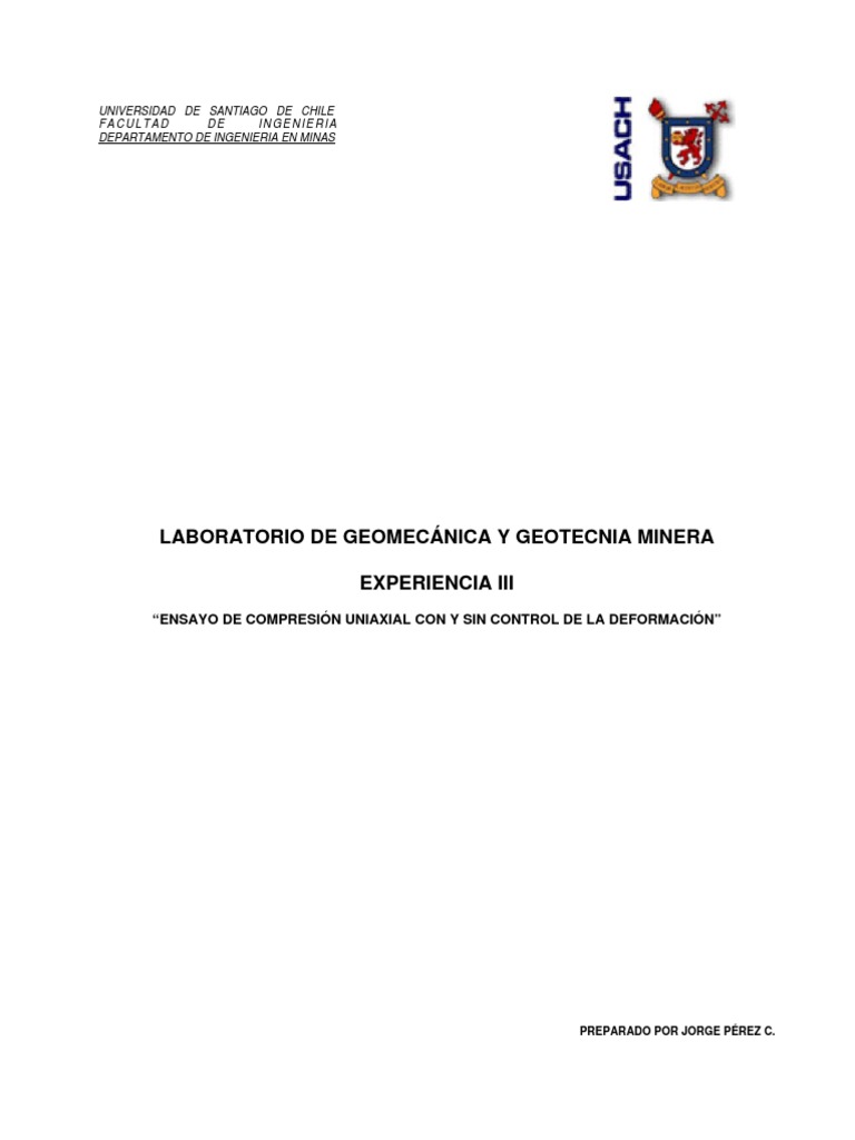 Astm - D - 2938 - 95 (Ucs) Usach | PDF | Kilogramo | Laboratorios