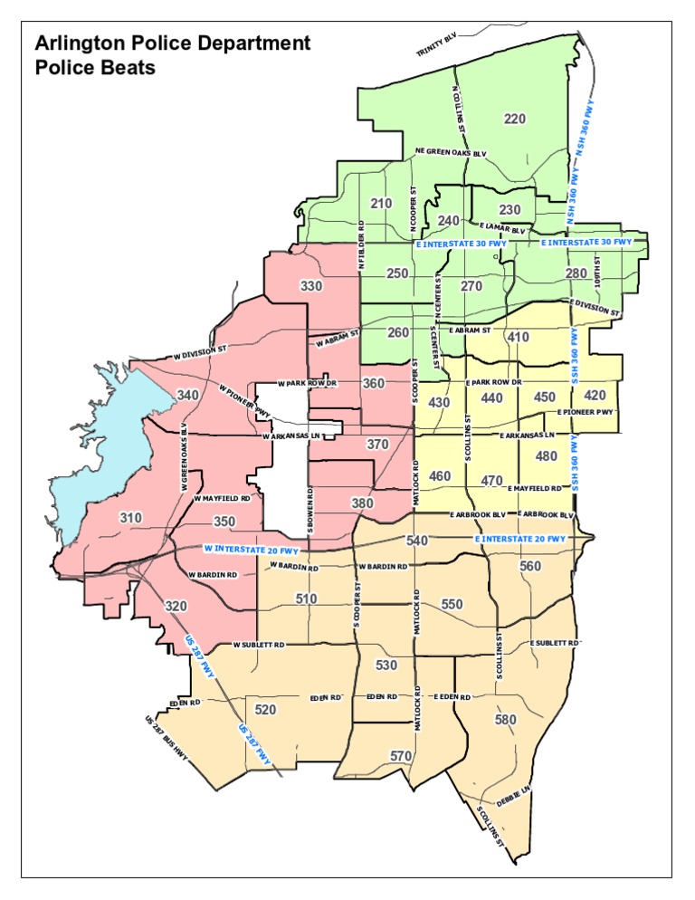 Arlington Police Beat Map | PDF