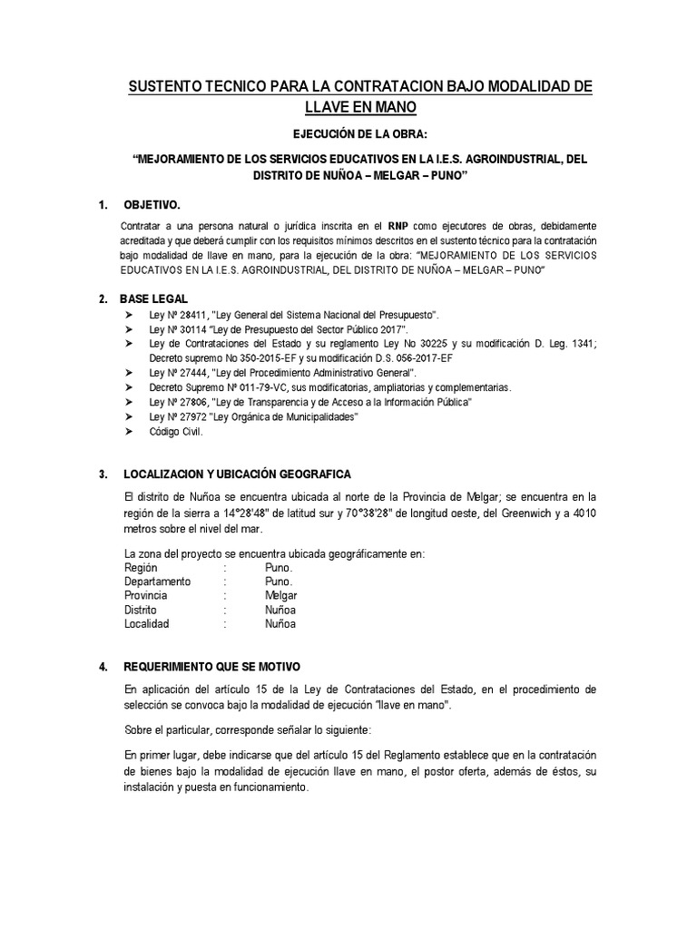 Ventajas y Riesgos de Contrato Llave en Mano | PDF | Regulación | Business