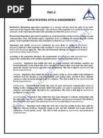 Negotiation Style Self-Assessment Guide | PDF | Bargaining | Negotiation