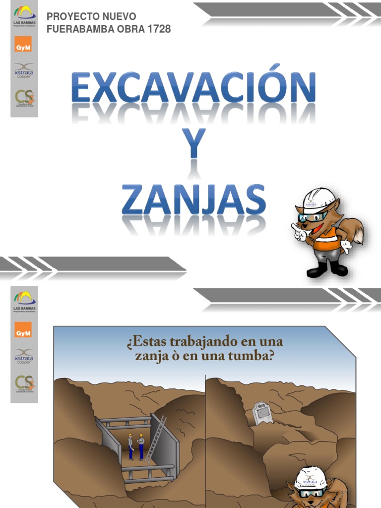 Excavacion y Zanjas | PDF | Excavación (Arqueología) | Agua