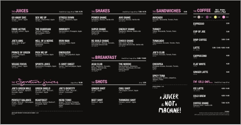 Joe & The Juice Chicago Menu | Beetroot | Foods