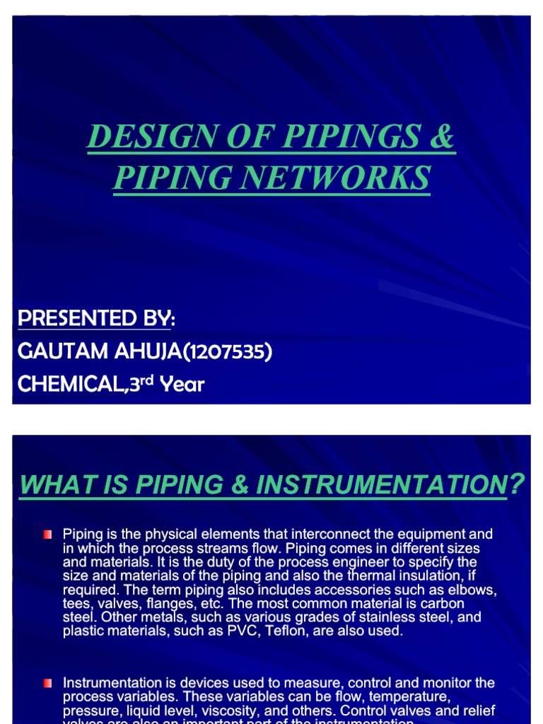 Piping Design | PDF