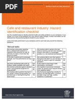 Drop Object Prevention Checklist | PDF | Tools | Scaffolding