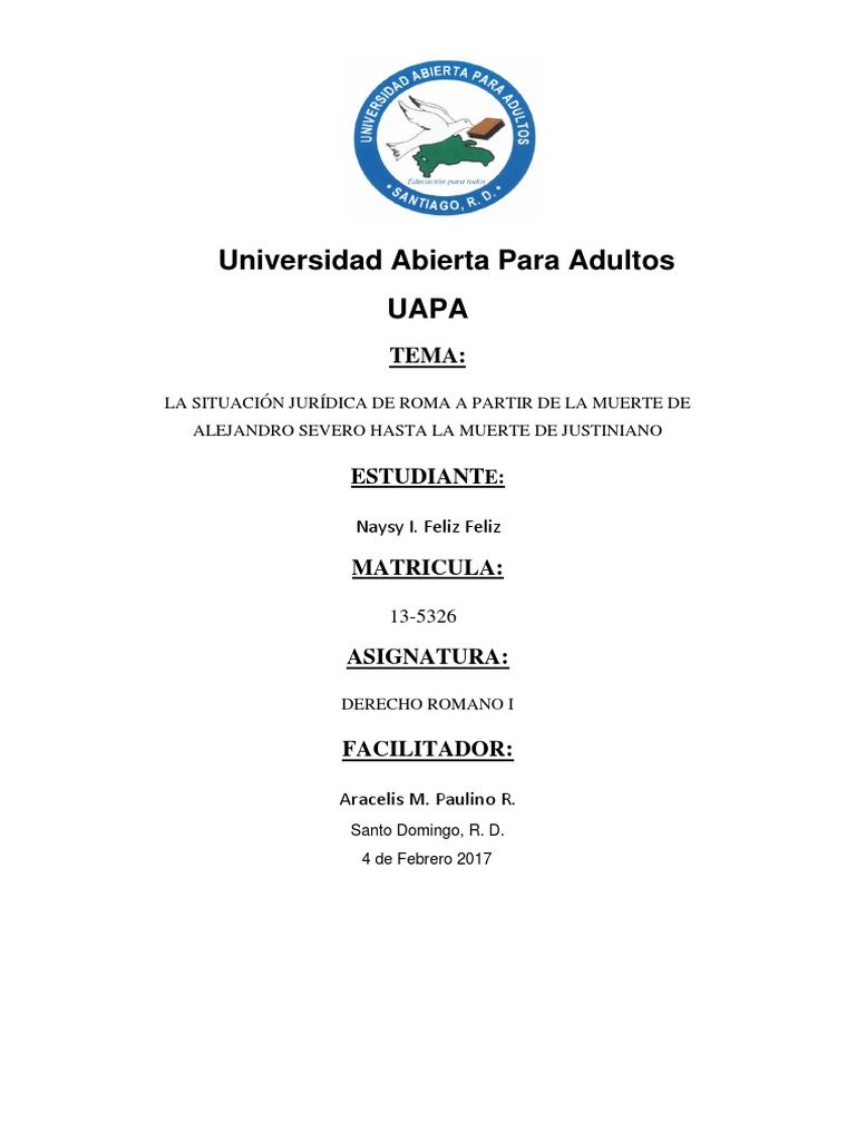 Muerte de Alejandro Severo Hasta La Muerte de Justiniano | PDF ...