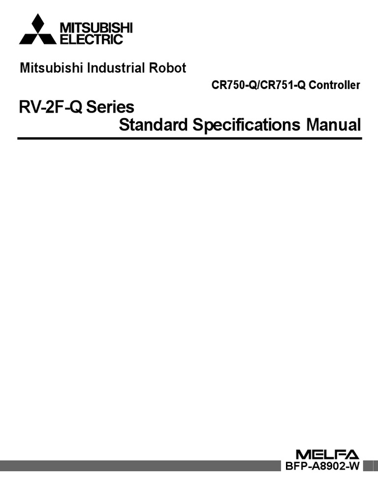 Standard Specifications Manual CR750 - CR751 | PDF | Electrical ...