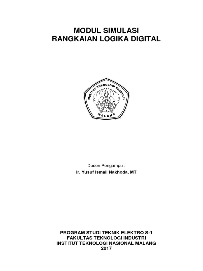 Modul Simulasi Rangkaian Logika Digital | PDF