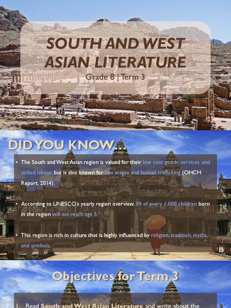 West and South Asian Literature