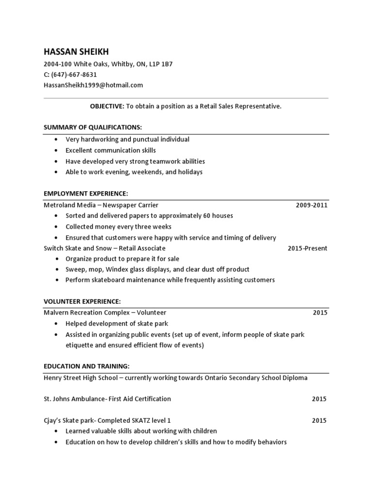 Hassan Final Copy Resume | PDF