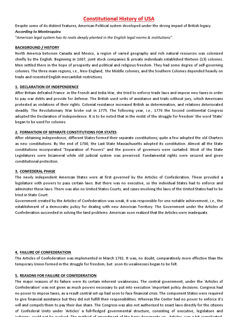 US Constitution | PDF | Separation Of Powers | United States Constitution