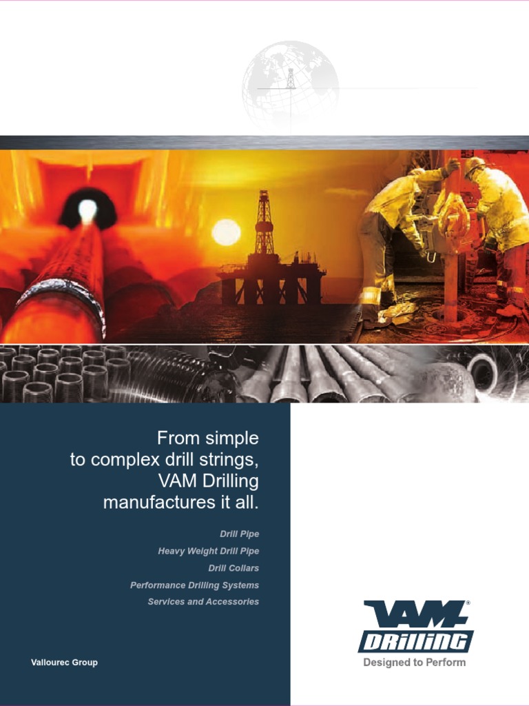 Vam Drilling Catalog PDF | PDF | Pipe (Fluid Conveyance) | Production ...