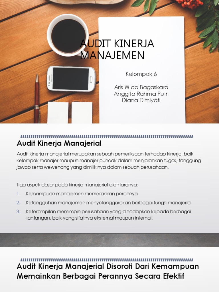 Audit Kinerja Manajemen | PDF