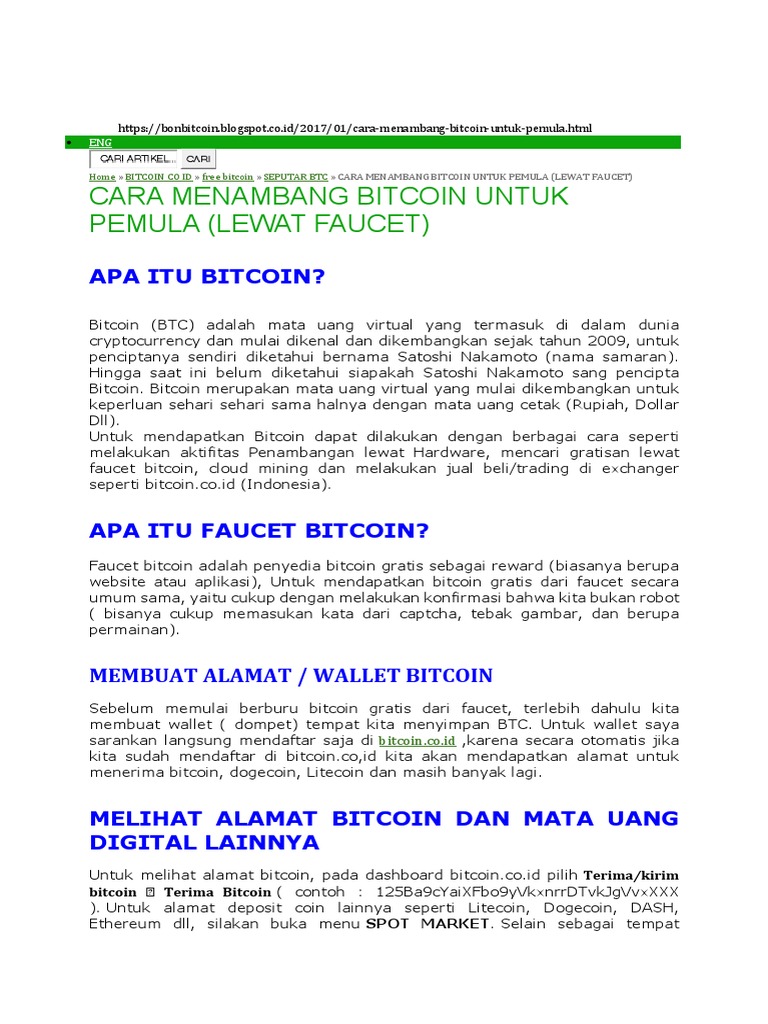 Mining Bitcoin for Beginners | PDF