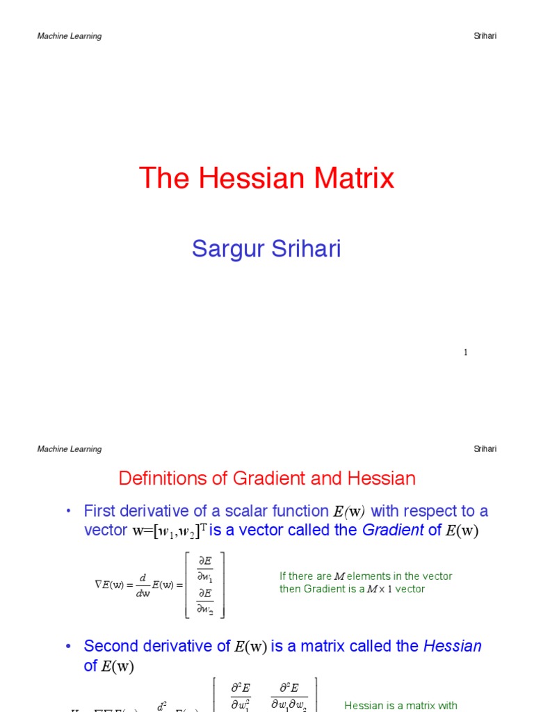 Chap5.4 Hessian | PDF | Artificial Neural Network | Matrix (Mathematics)