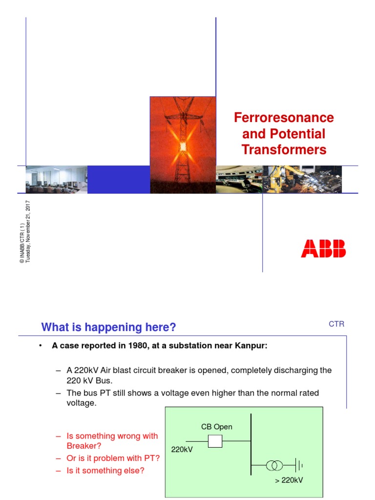 Ferro Resonance | PDF | Inductor | Series And Parallel Circuits