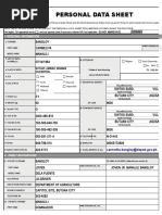 Instructions To Fill-Out The PDS | PDF | Teachers | Passport