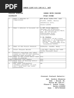 Coding Sheet High Court of Judicature at Madras Writ Side (To Be Filled ...